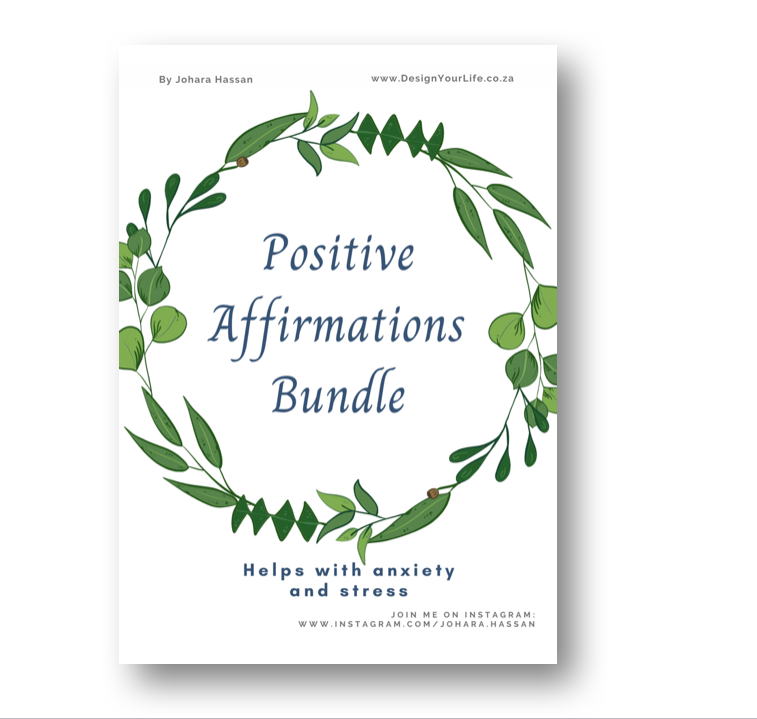 How to use positive affirmations to manage your anxiety. *workbook and ...
