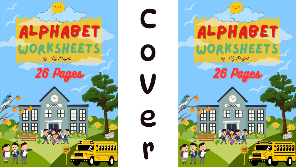 Printable A-Z Alphabet Worksheets 26 Pages