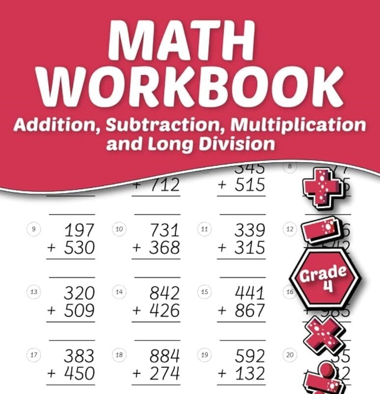 Double Digit Addition and Subtraction Math Workbook Bundle: 365 Days of ...