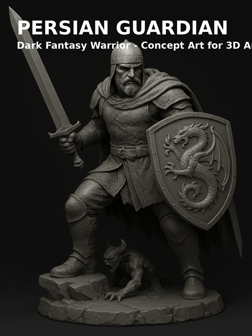 Persian Guardian – Dark Fantasy Warrior Reference Pack with Story