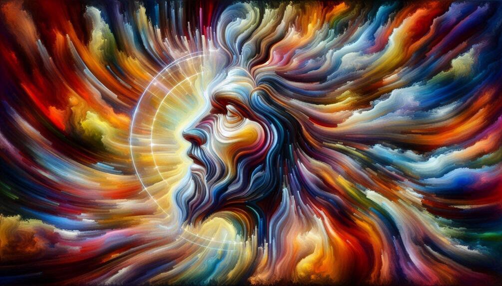 🌟 Divine Portraits: Abstract Expression of Lord Jesus 🙏🎨