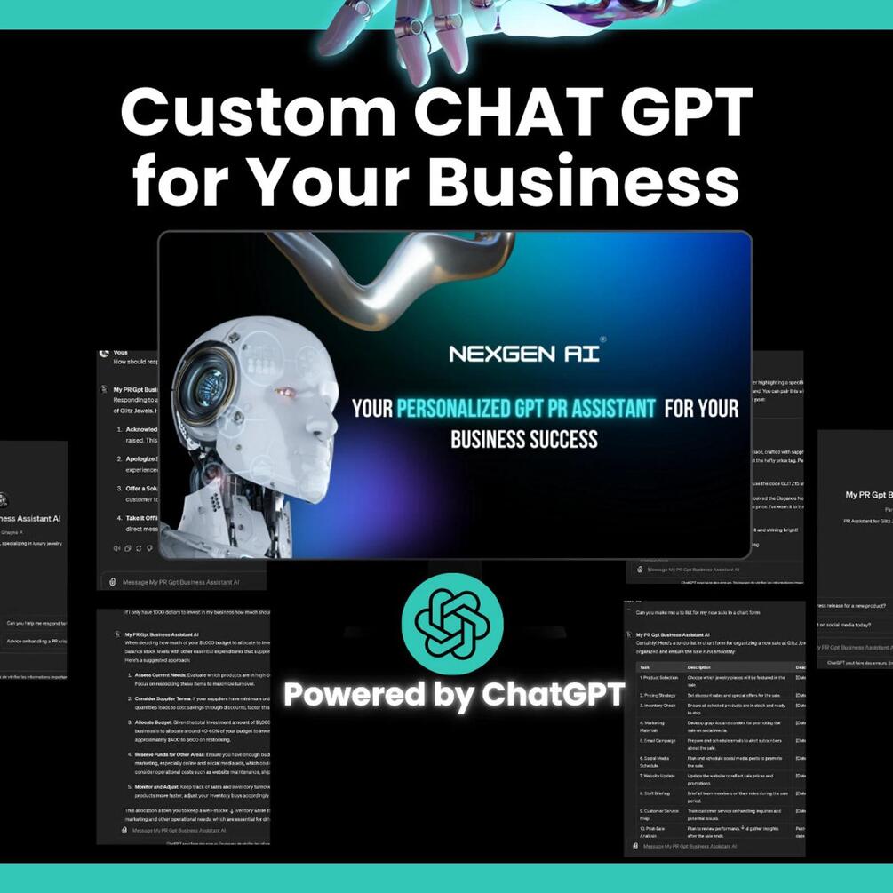 Custom CHATGPT for Small Business + 14400 AI Prompts : Boost Passive Income with AI for Business ...