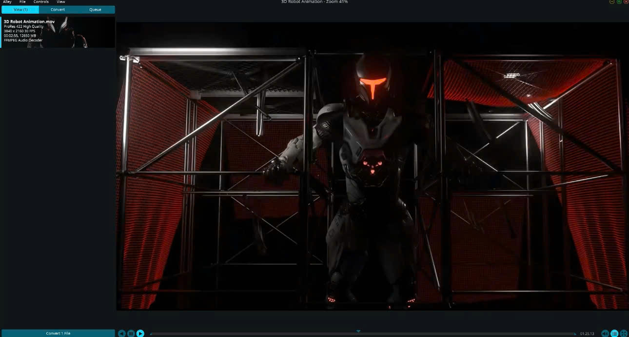 3D Robot Animation 4K