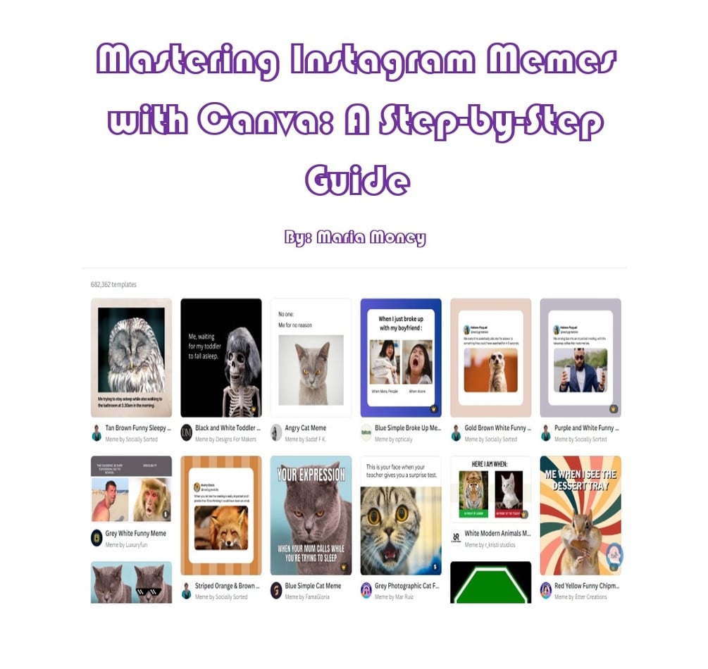Mastering Canva with Memes