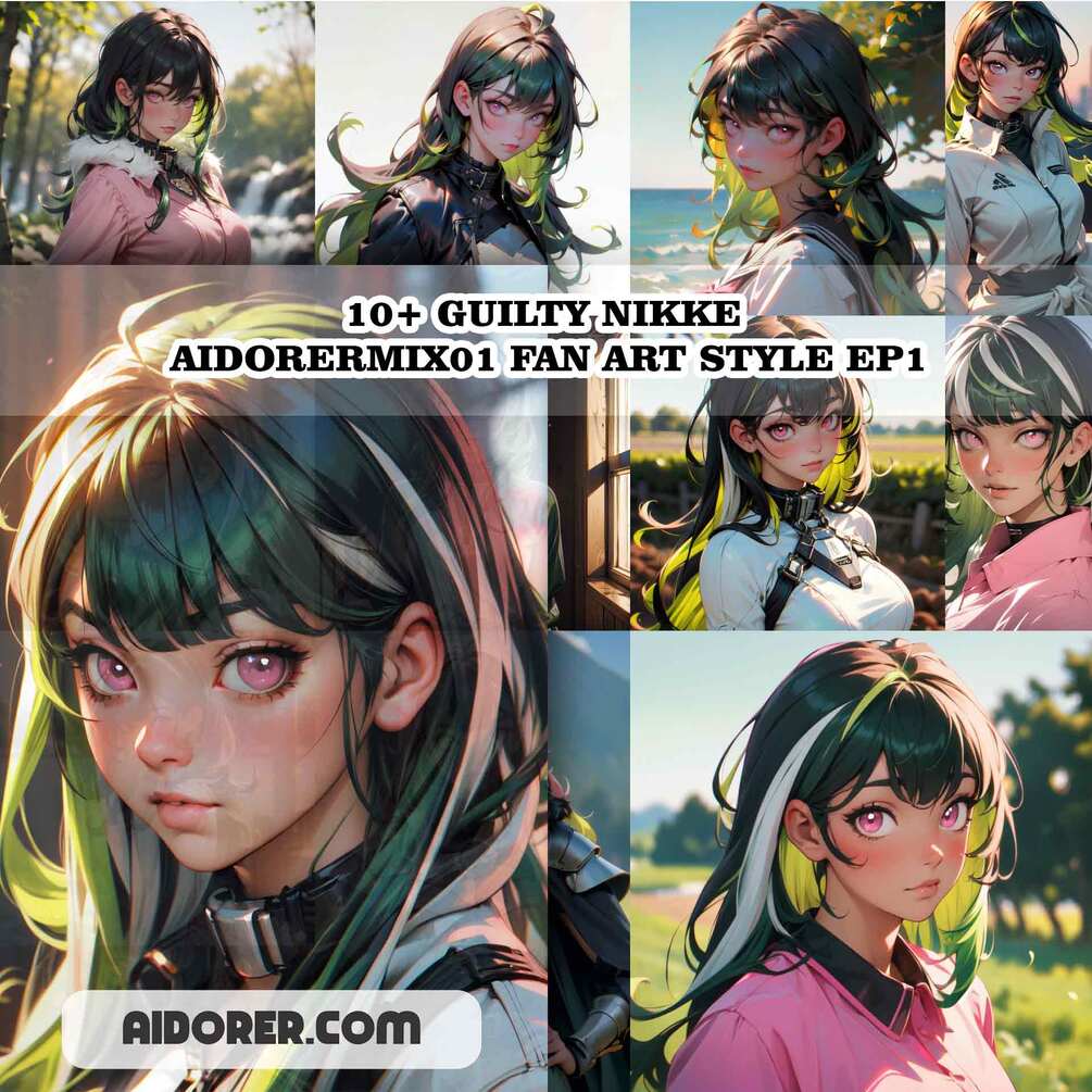 10+ GUILTY NIKKE AIDORERMIX01 FAN ART STYLE EP1