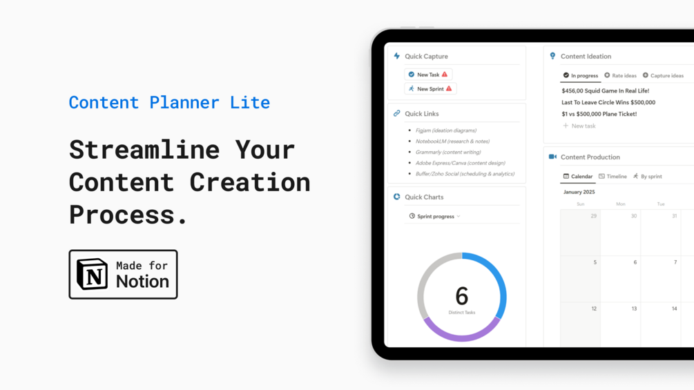 Content Planner Lite