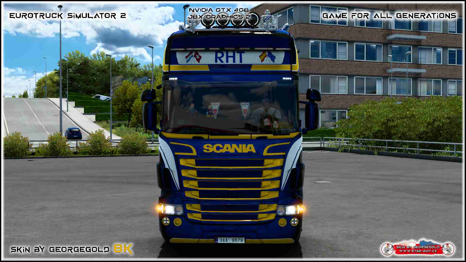ETS2 Skin Combo Scania RJL Spring Transport