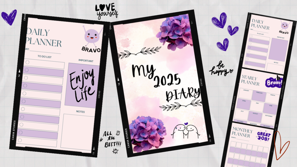 My personalized diary 2025