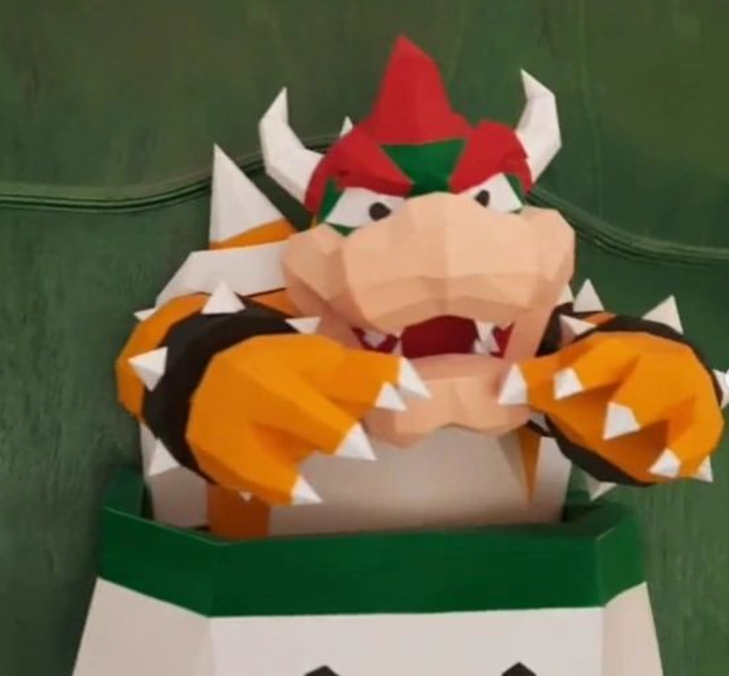Bowser plantillas para papercraft