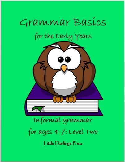Grammar Basics For the Early Years: Level 2