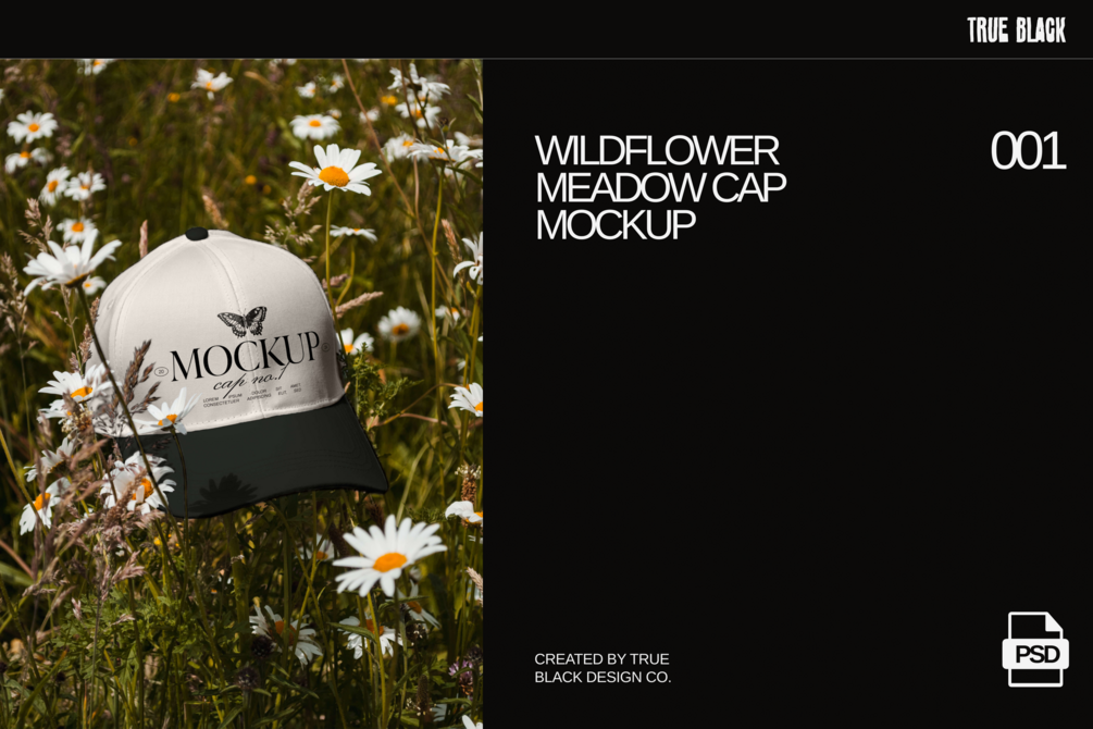 Wildflower Meadow Cap Mockup 001