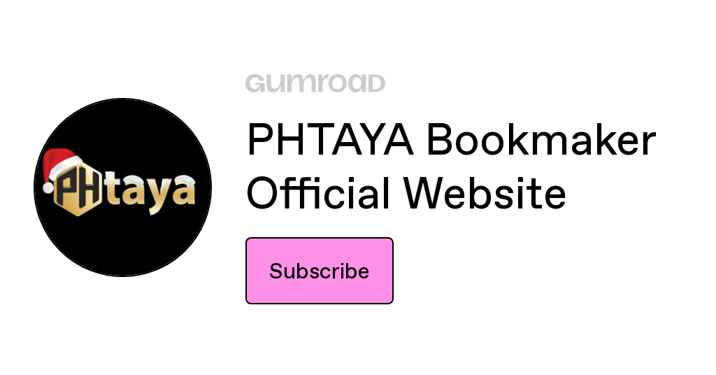 PHTAYA Bookmaker Official Website