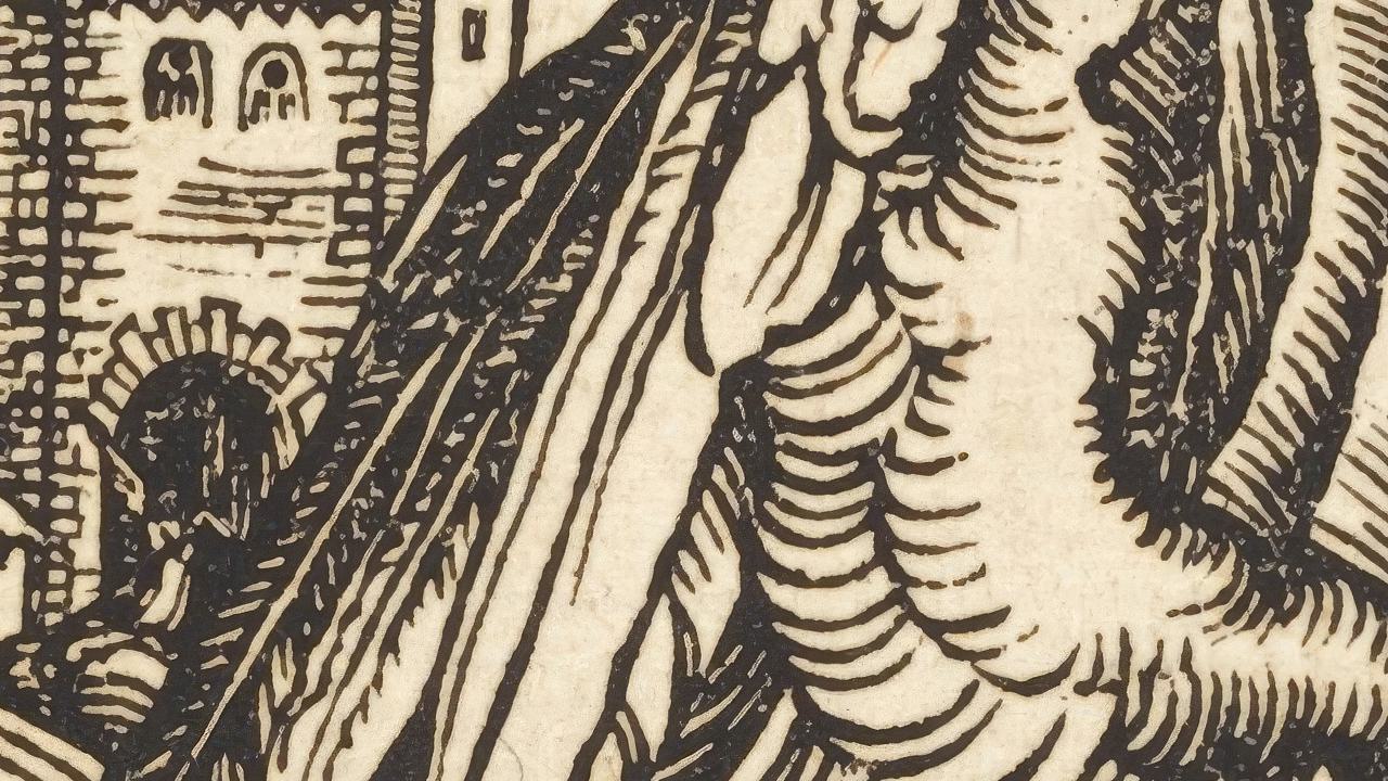 The Angel with the Key to the Bottomless Pit by Albrecht Durer