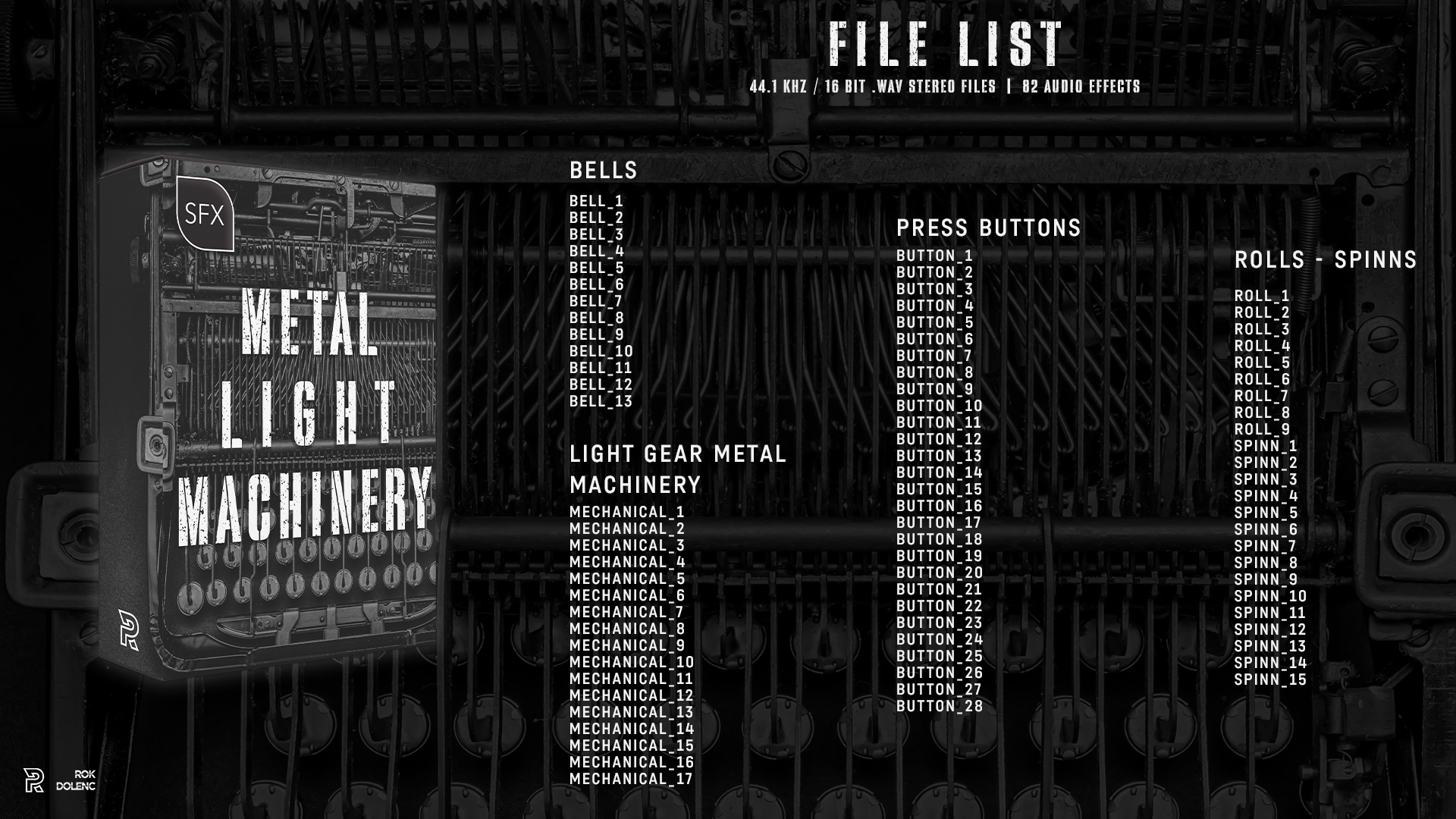 Metal Light Machinery SFX
