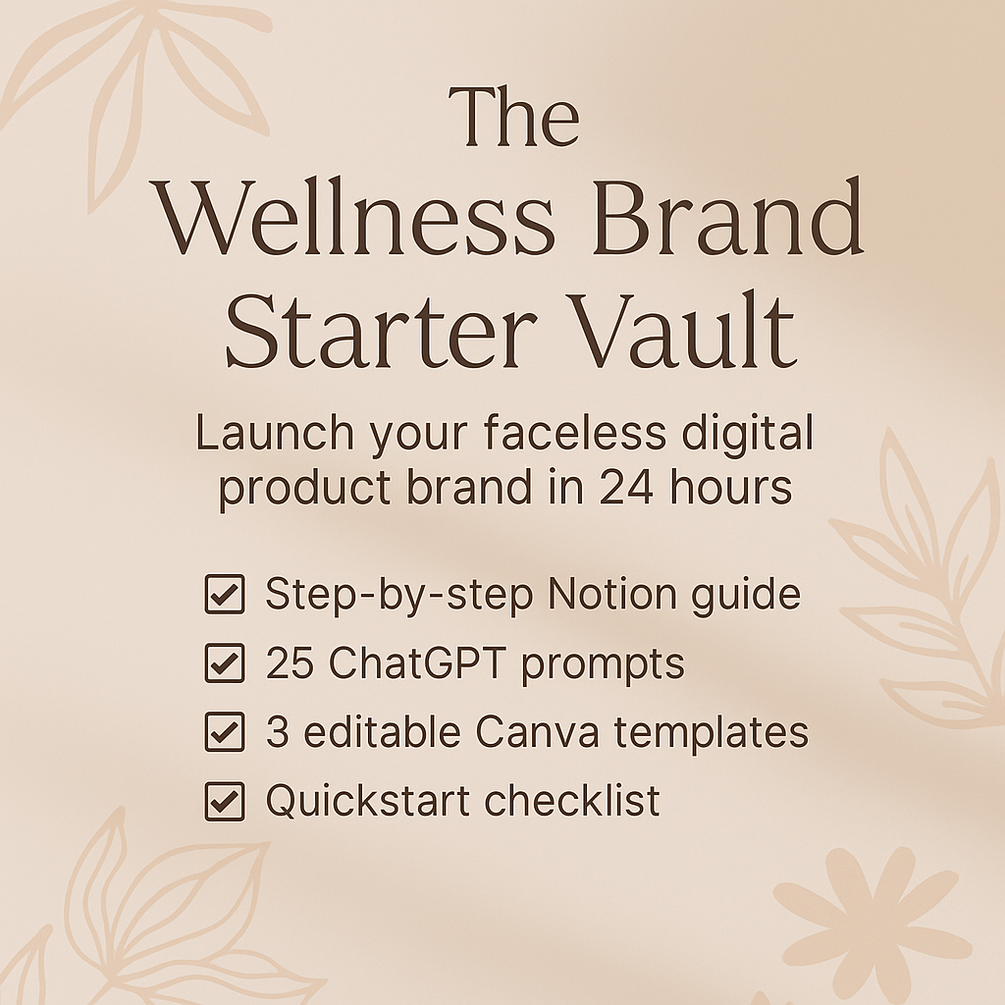 The Wellness Brand Starter Vault