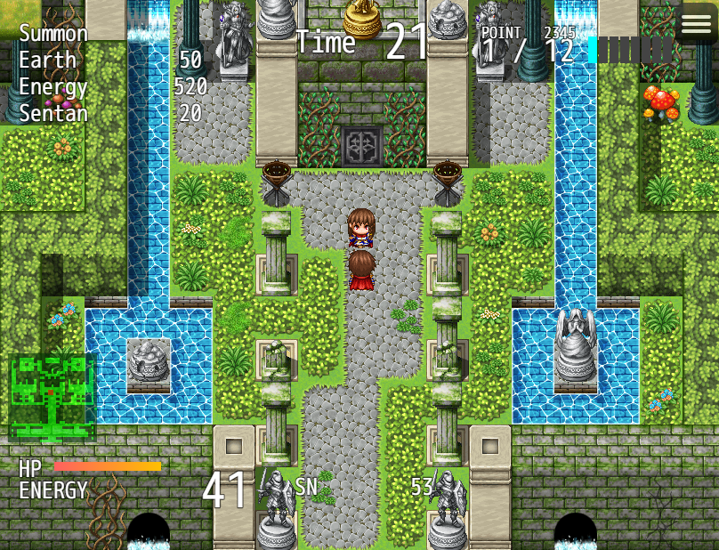 Chaos Seed HUD + Mini Map System for RPG Maker MZ