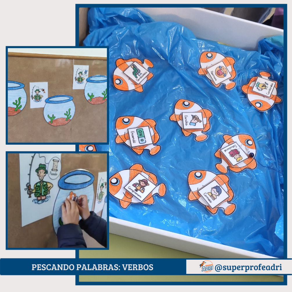 Pescando palabras: verbos