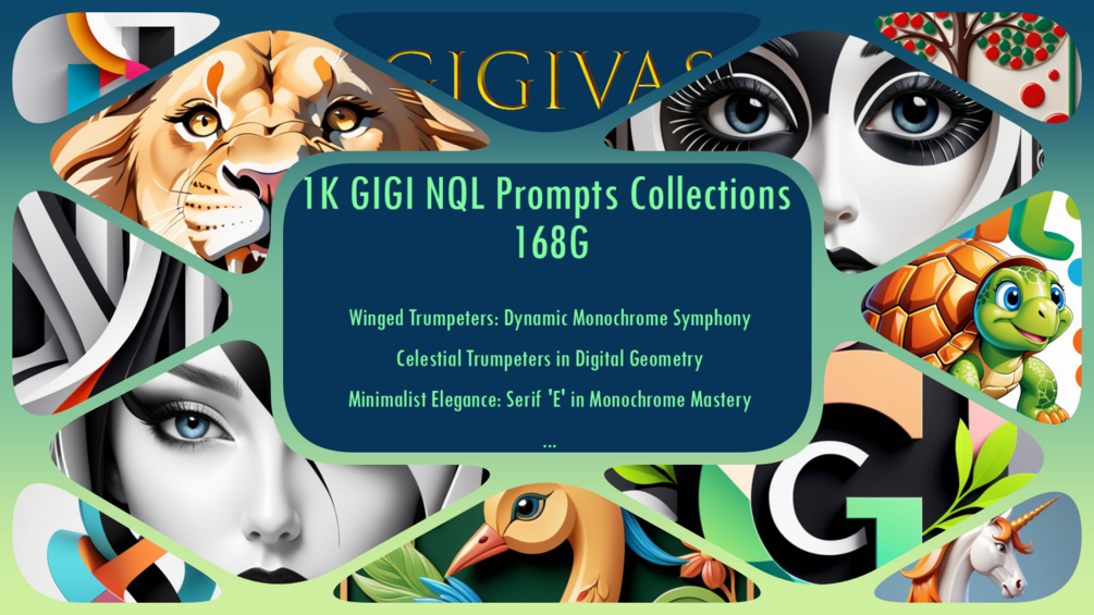 1K GIGI NQL Prompts Collections for Stable Diffusion series 168G