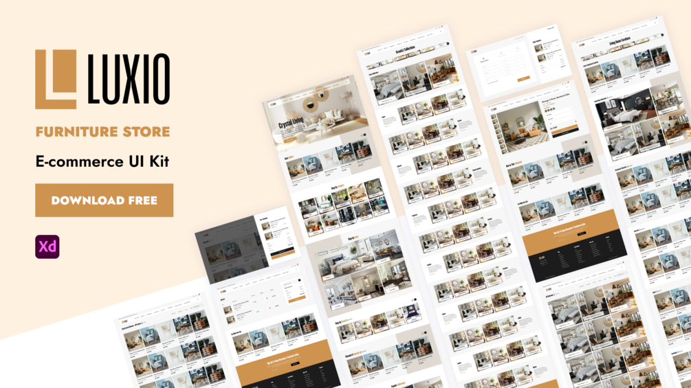 Luxio - Furniture Store E-commerce Kit and Design System