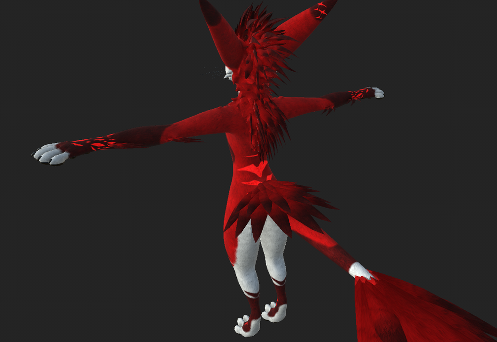 Runed fox. Texture for Rexouium