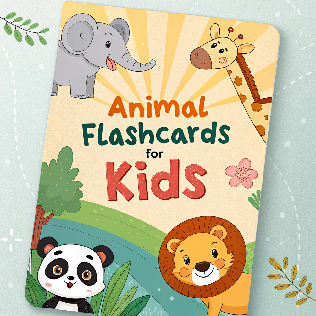 Kawaii Mammals Flashcards for Kids - Cute Animal Learning Cards ...