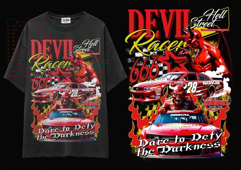 T-shirt Design - Devil Racer