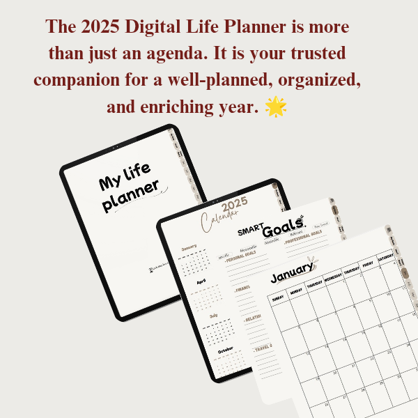 2025 digital life planner
