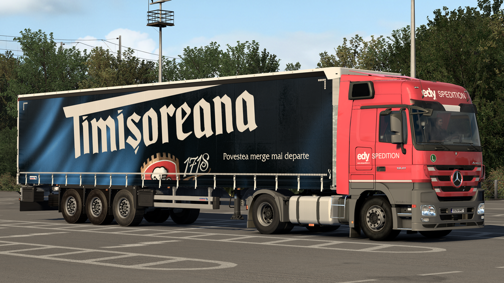 edy SPEDITION - TIMISOREANA skin for Schmitz dlc. ETS2