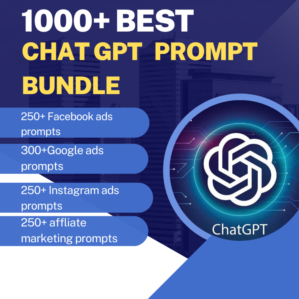 1000+ Best CHATGPt Prompt Bundle