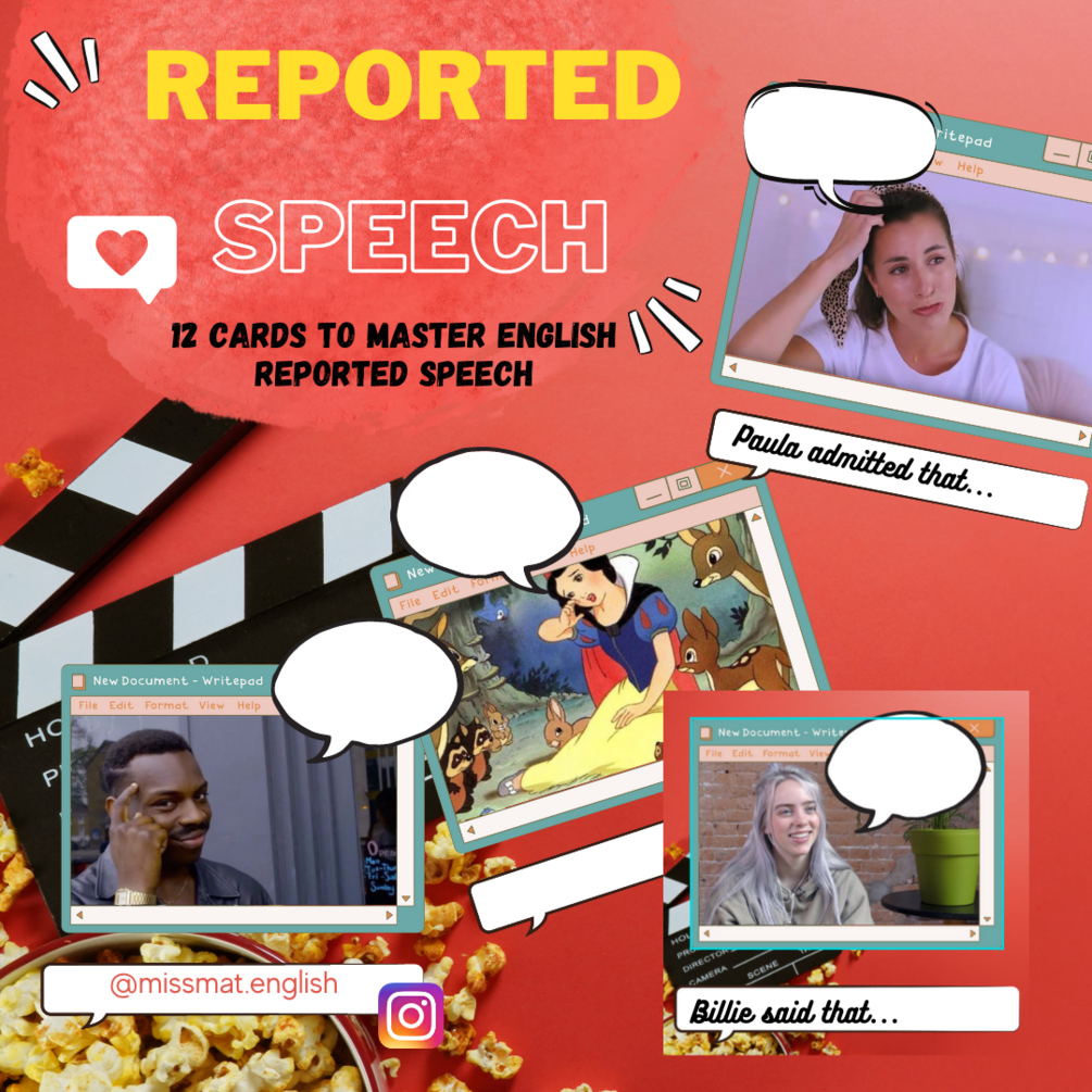 Reported Speech: Speech Bubbles