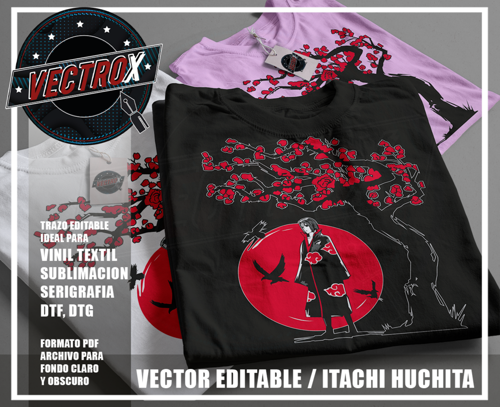Vector Editable - Itachi Uchiha