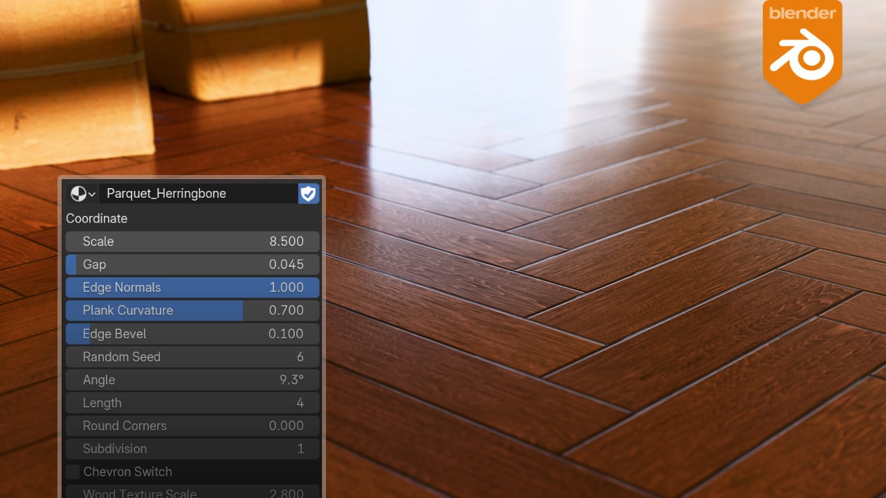 Procedural Wooden Floor Generators for Blender | Surface Essentials v3 ...