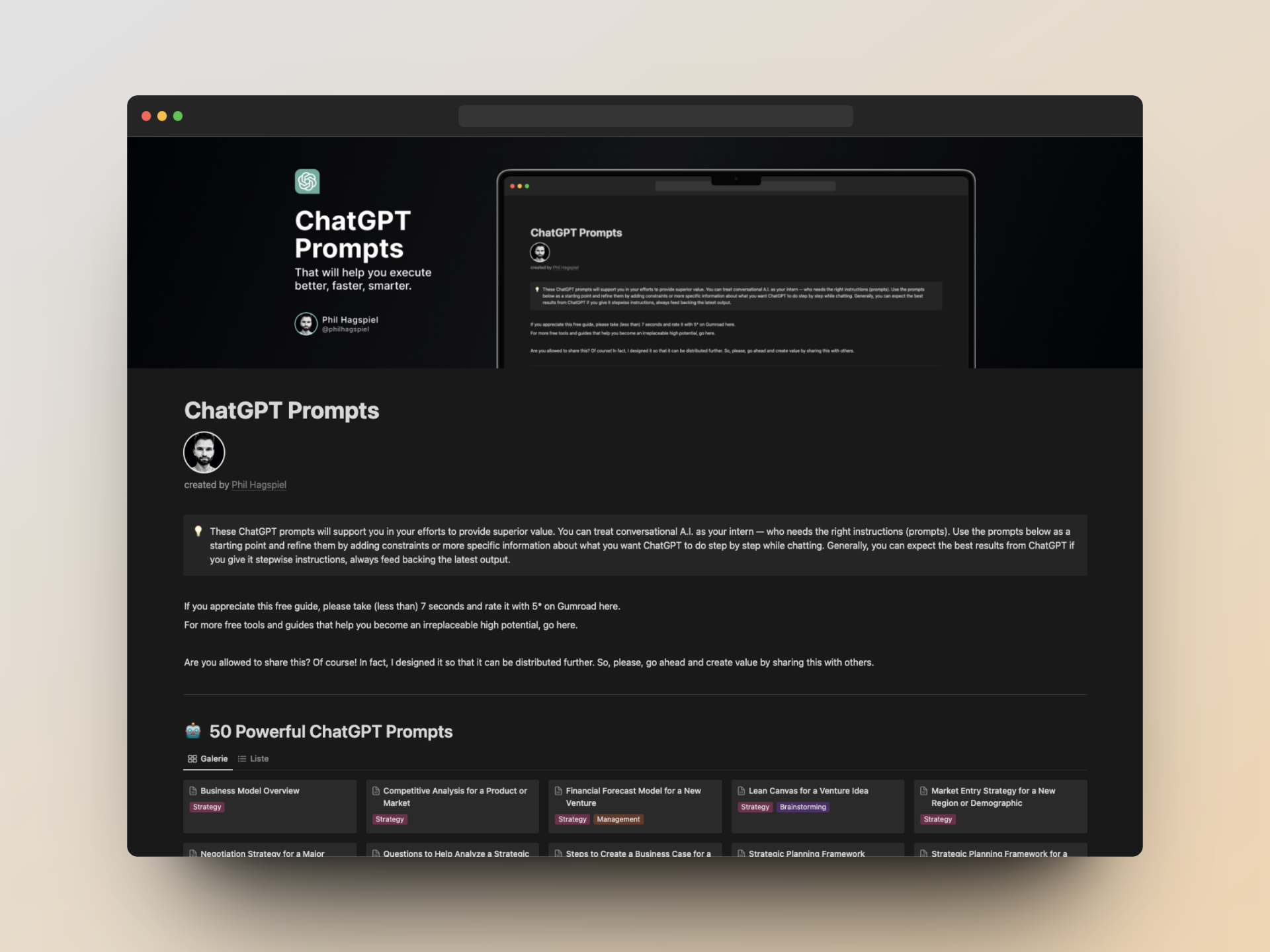 50 ChatGPT Power Prompts