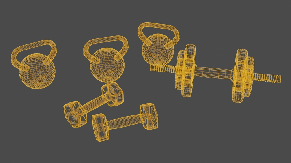 Dumb Bell 3D Model Collection