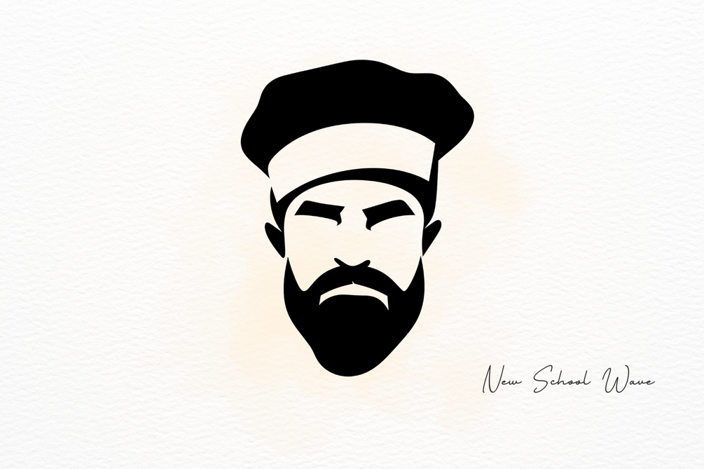 Bearded Man Vector Art