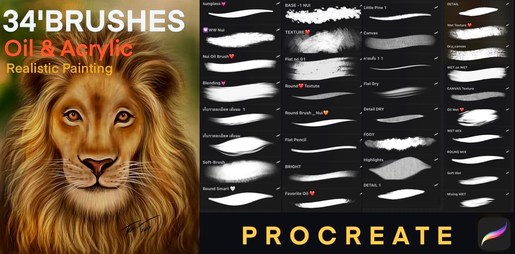 Procreate Oil painting