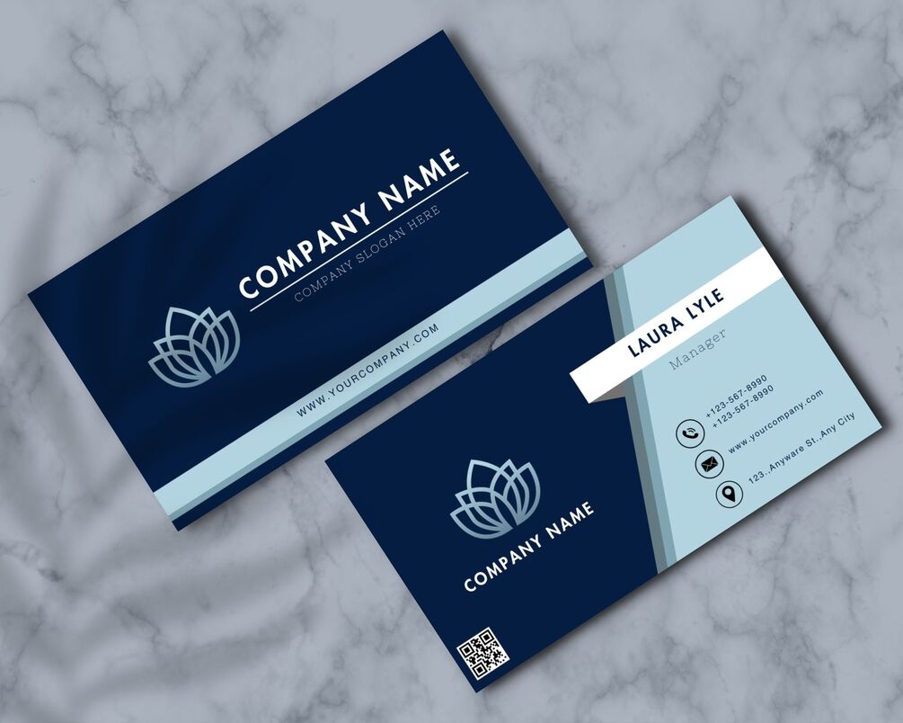 Canva Business Card Template