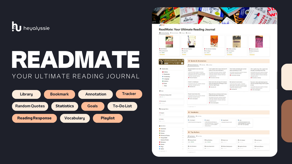 ReadMate Notion Template | Your Ultimate Reading Journal