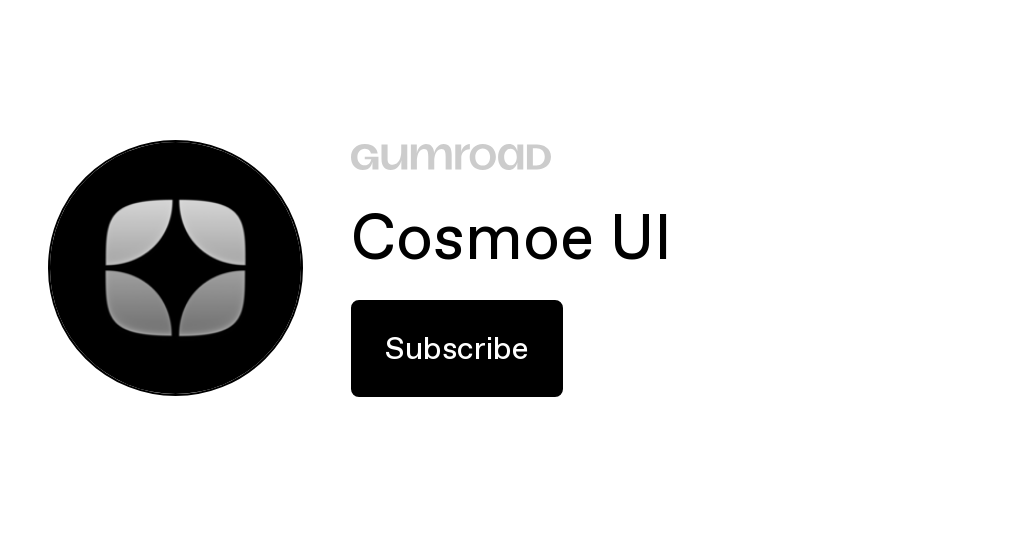 Cosmoe UI