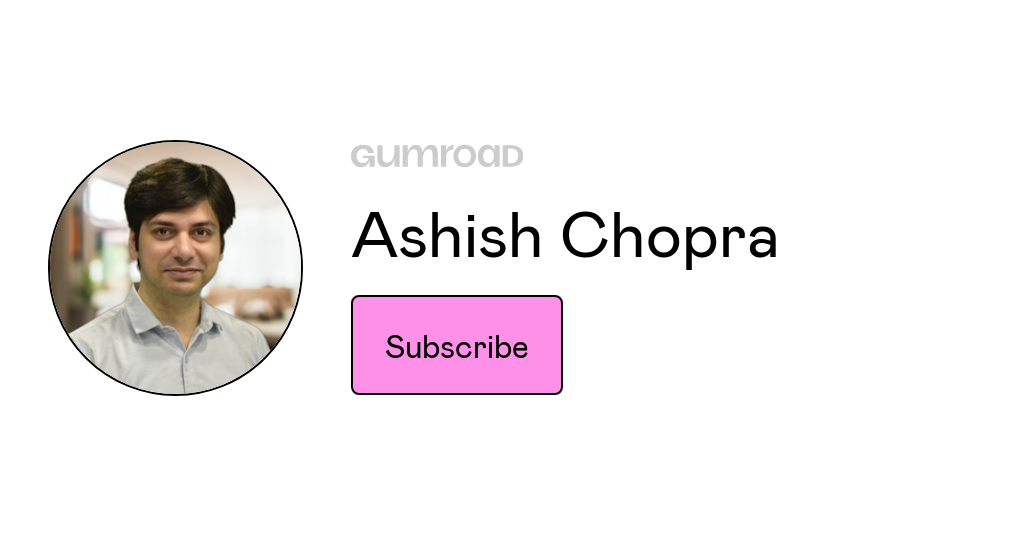 Ashish Chopra
