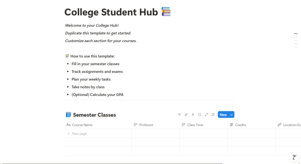 College Student Hub 📚📝