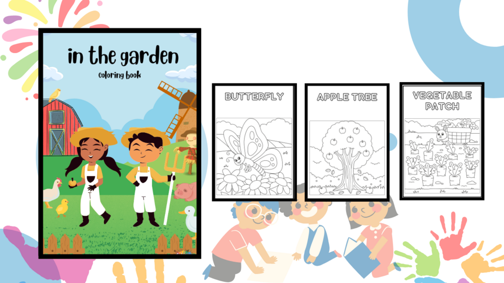 Coloring Book : In The Garden