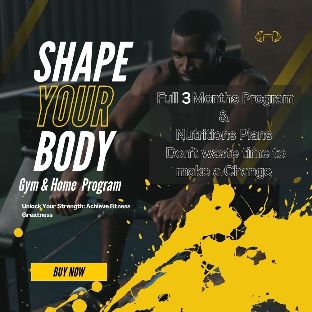 Full 3- Months Program + Nutrition Plan