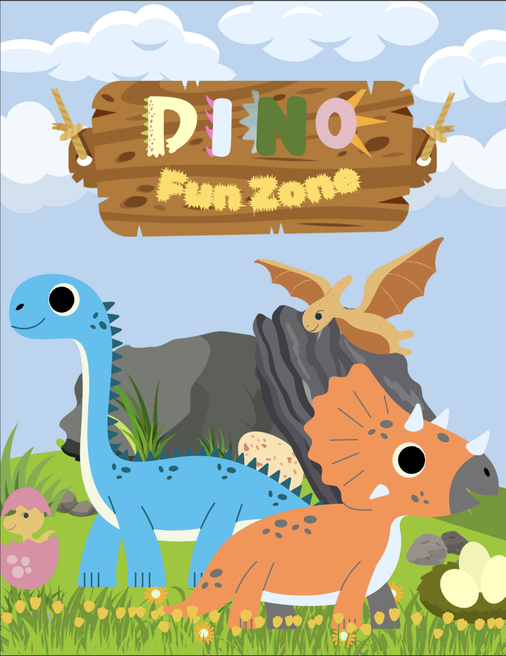 Dino Fun Zone Busy Book