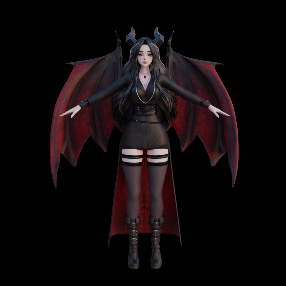 Cyber Seraph: Virtual Vanguard VRChat Furry 3d model/Avatar