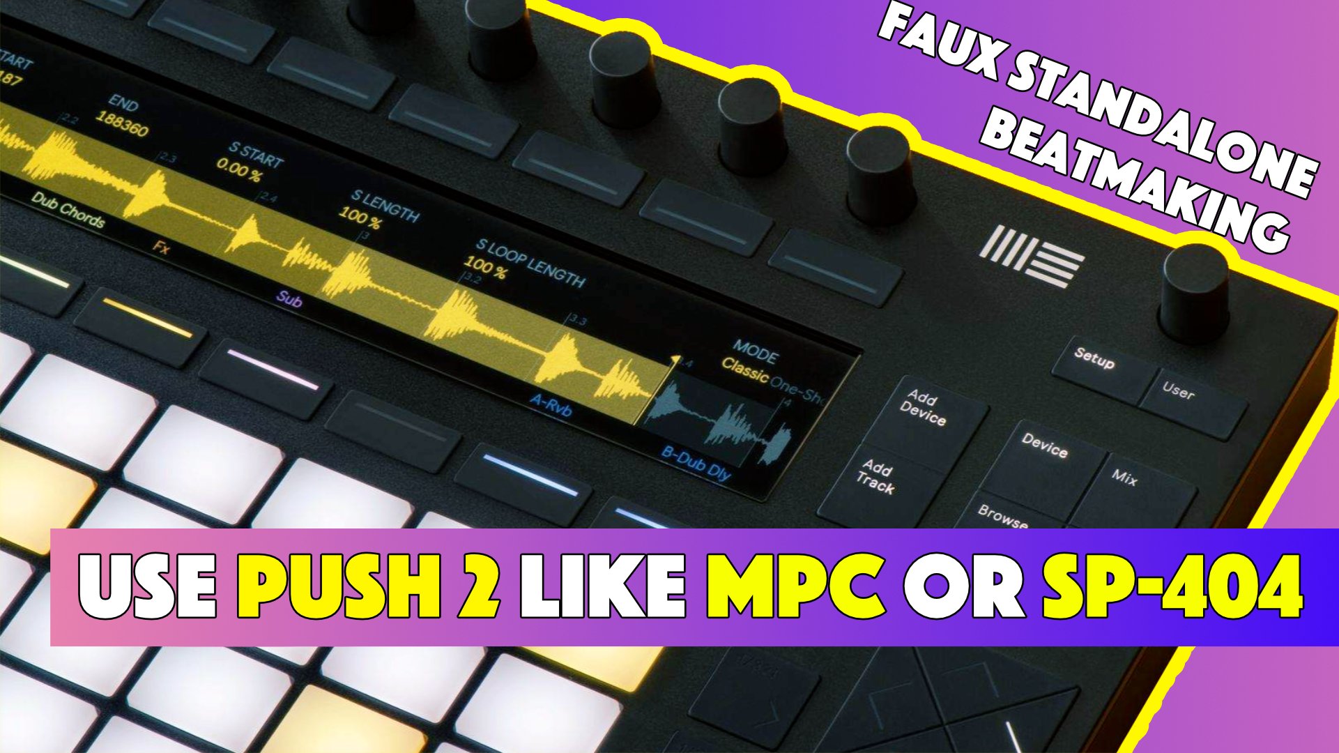 Push 2 Boom Bap Tutorial + New Ableton Synth - Low Heat