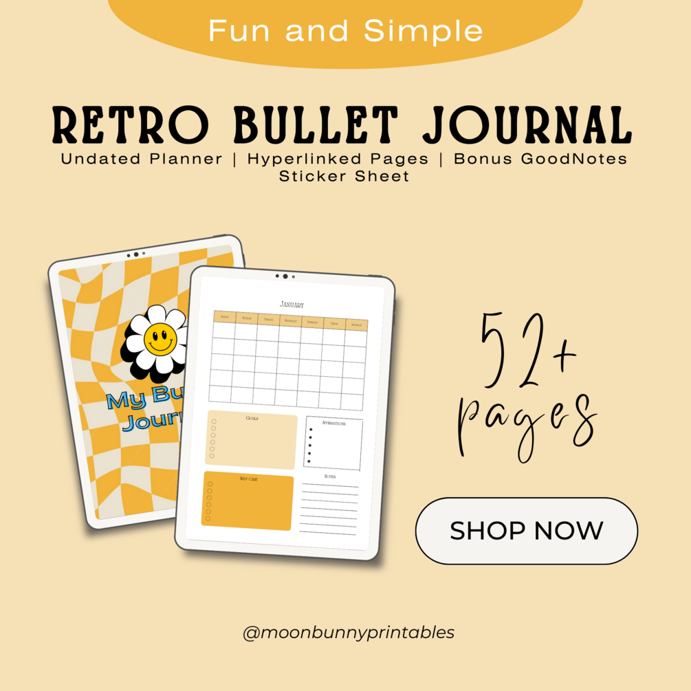Retro Digital Bullet Journal