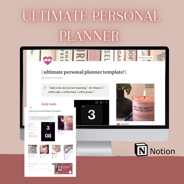 ULTIMATE PERSONAL PLANNER | Notion template