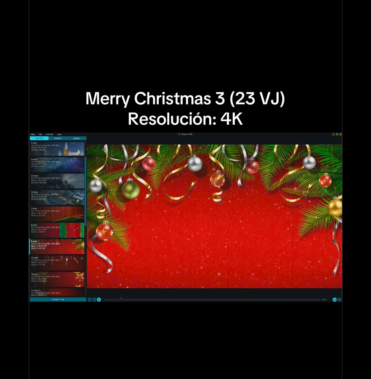Merry Christmas 3 4K ( 23 VJ )