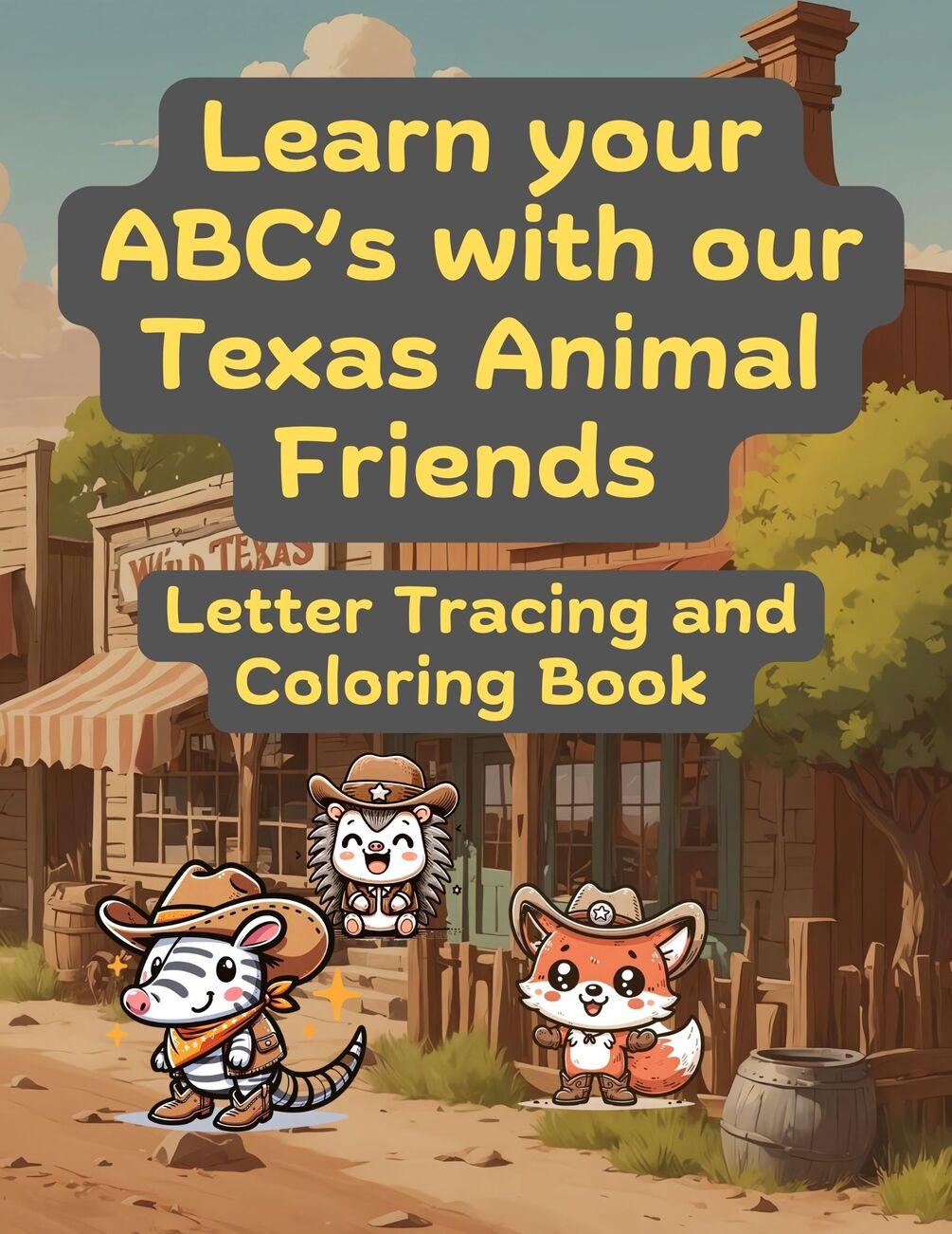 Learn your ABC’s with our Texas Animal Friends: Letter Tracing and ...